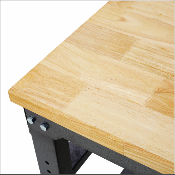 17 Stories Workbench - 35" Wide Rolling Workbenches for Garage - Adjustable Height, Workshop ...